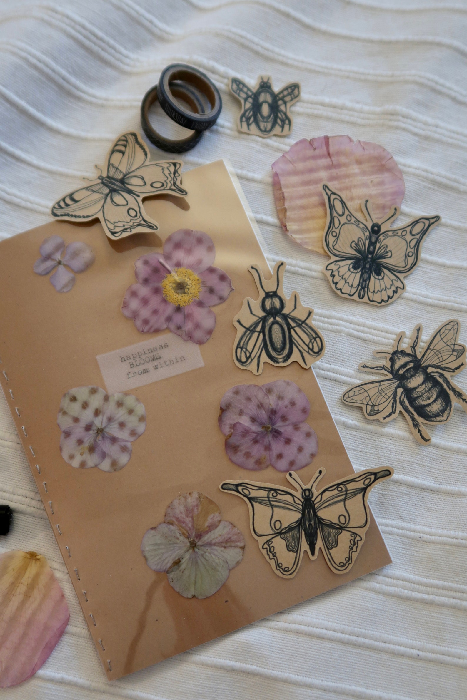 Save the Insects STICKER Set 6 Motifs Planner Sticker, Journal, Die Cut ...