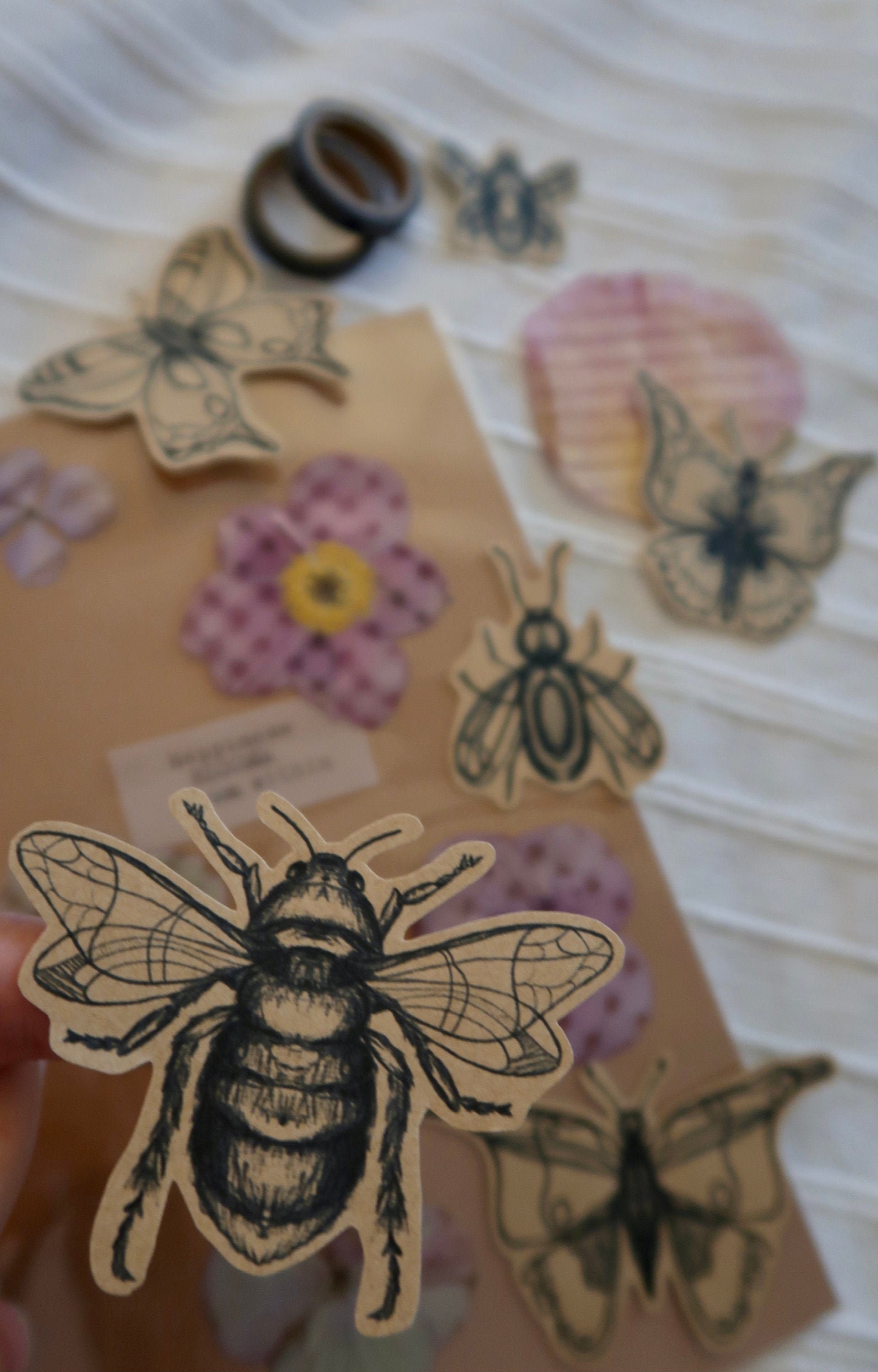 Save the Insects STICKER Set 6 Motifs Planner Sticker, Journal, Die Cut ...