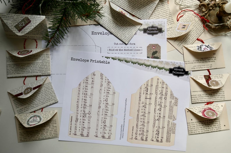 DIY Advent Calendar Kit Printable Christmas Countdown Kit - Etsy