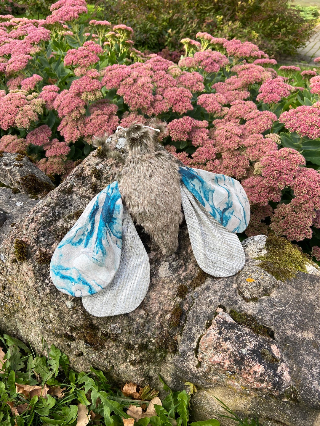 Textile Moth Wall Decor Moth Art Insect Gigant Moth - Etsy