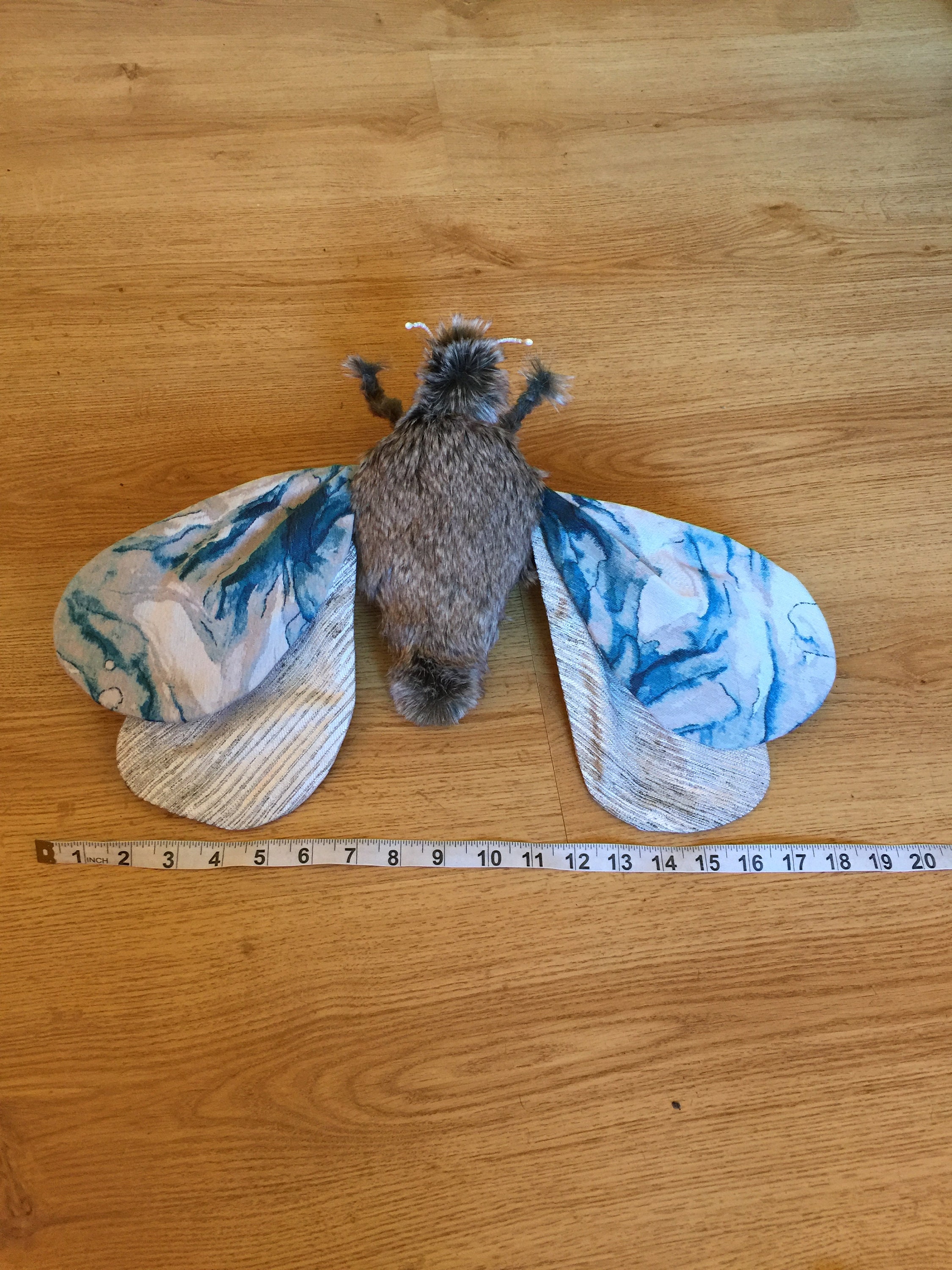 Textile Moth Wall Decor Moth Art Insect Gigant Moth - Etsy