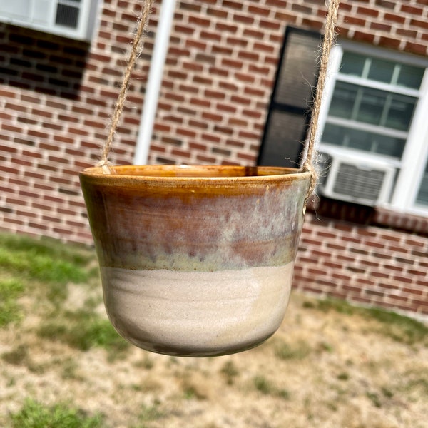Hanging Ceramic Planter - Etsy
