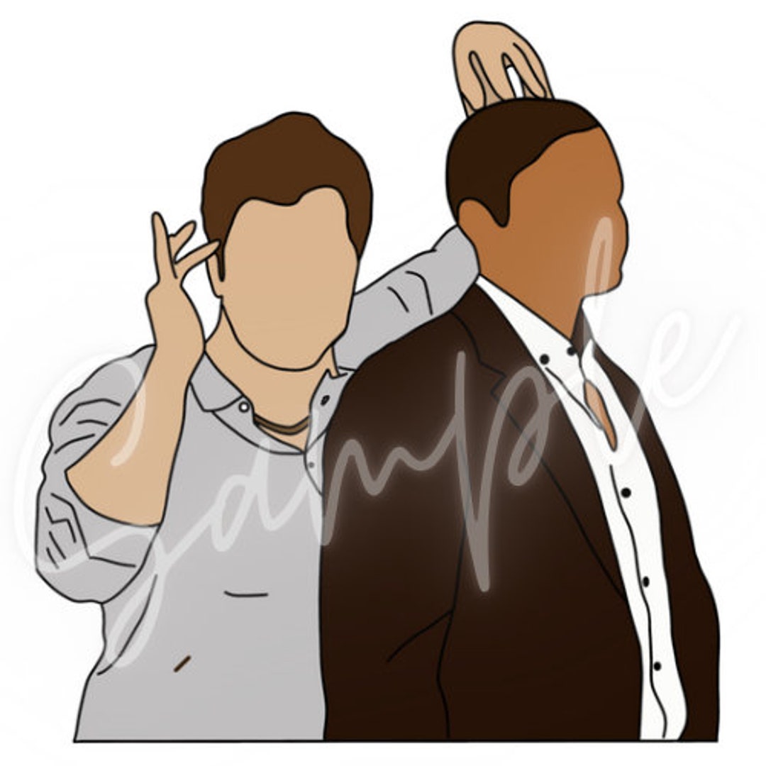 Shawn and Gus Illustration Art Psych Magic Head Png Transparent ...