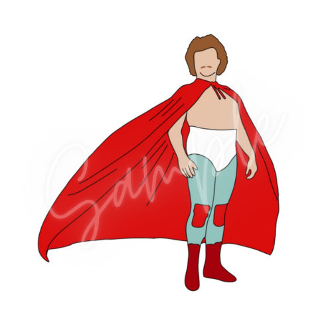 Nacho Libre Illustration Png Cricut Silhouette Digital File Life is ...