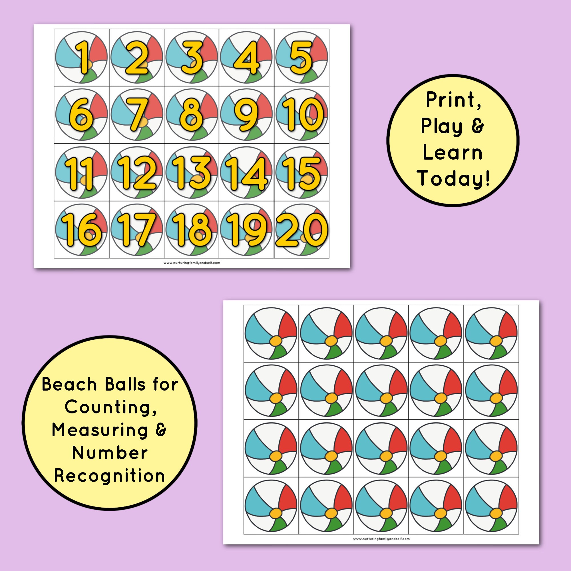 Beach-themed Sensory Bin Play & Learn Set for Preschoolers - Etsy