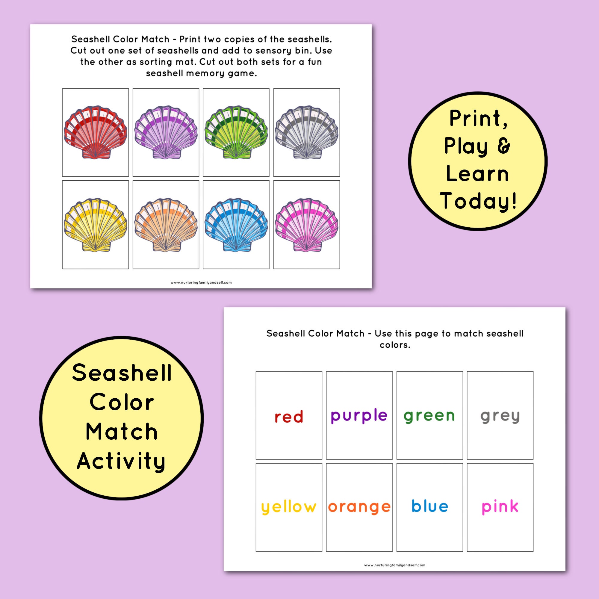 Beach-themed Sensory Bin Play & Learn Set for Preschoolers - Etsy