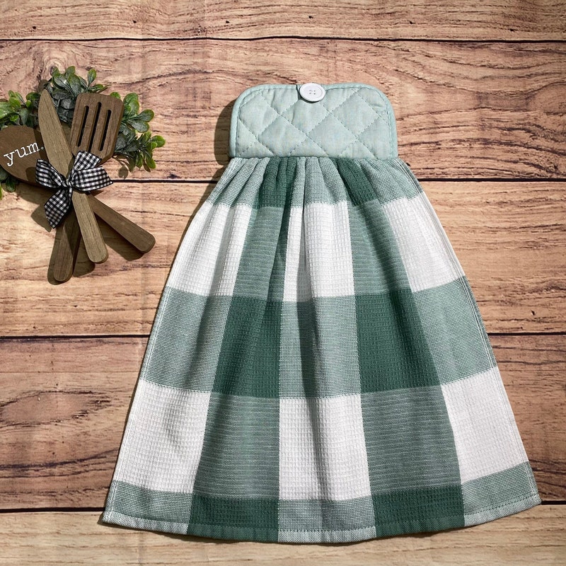 Green Kitchen Towels - Etsy