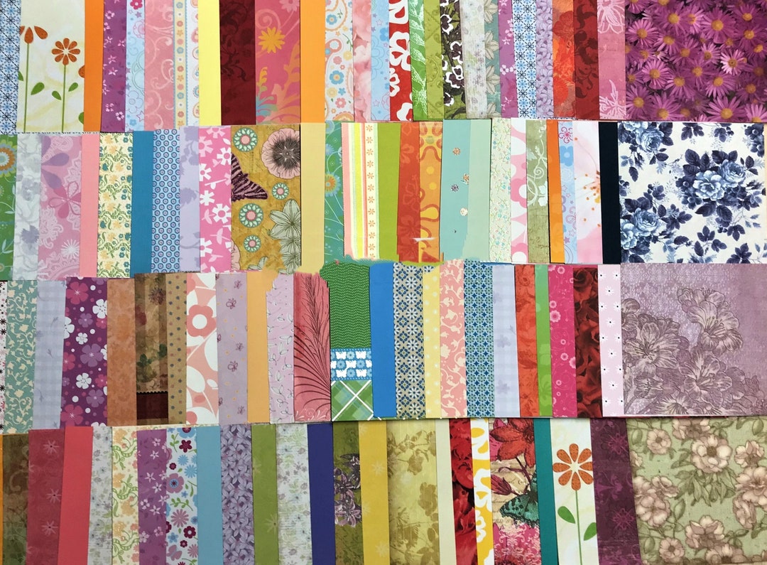 Scrapbook Paper Bundle: 100 Piece 6"x6" Mixed Paper Pack - Etsy