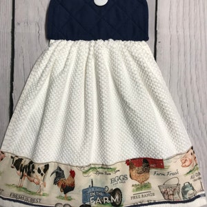 Farmhouse Hanging Kitchen Towels, Farmhouse Kitchen Hand Towels ...