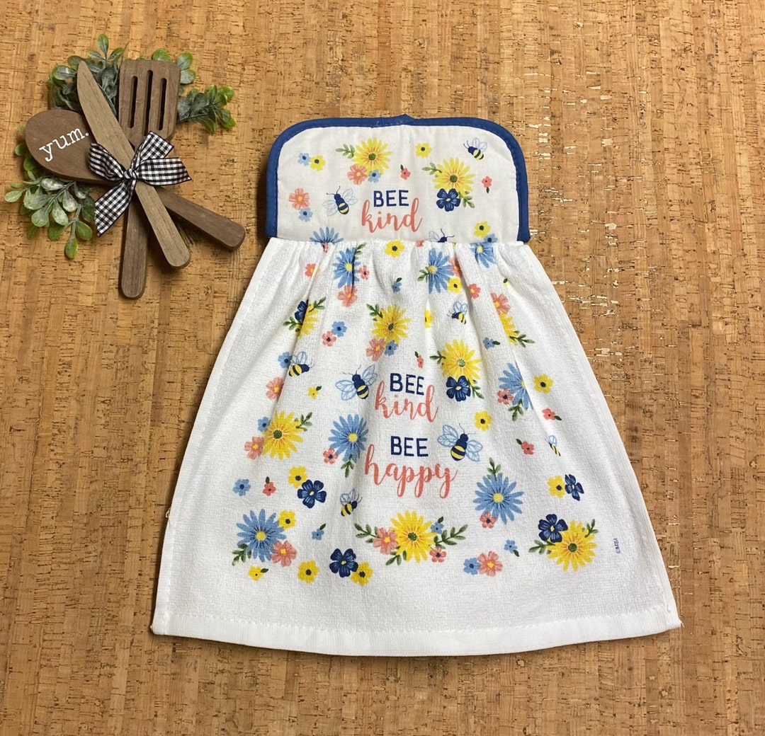 Spring Kitchen Towels, Oven Door Towels, Kitchen Hanging Towels, Spring ...
