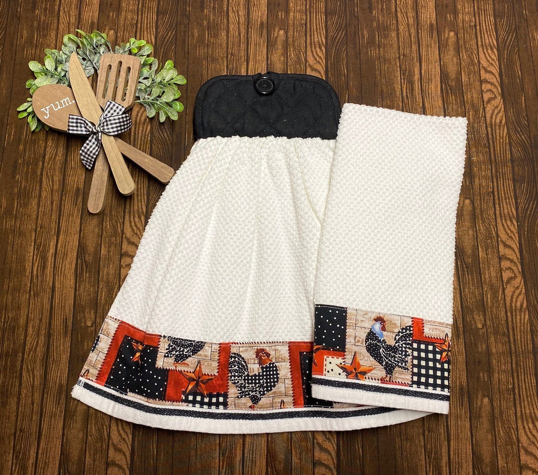 Farmhouse Kitchen Towels, Farmhouse Hostess Gift, Country Kitchen ...