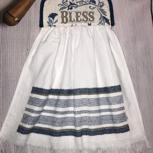 Blue Kitchen Towels Blue Kitchen Hand Towels Blue Kitchen - Etsy