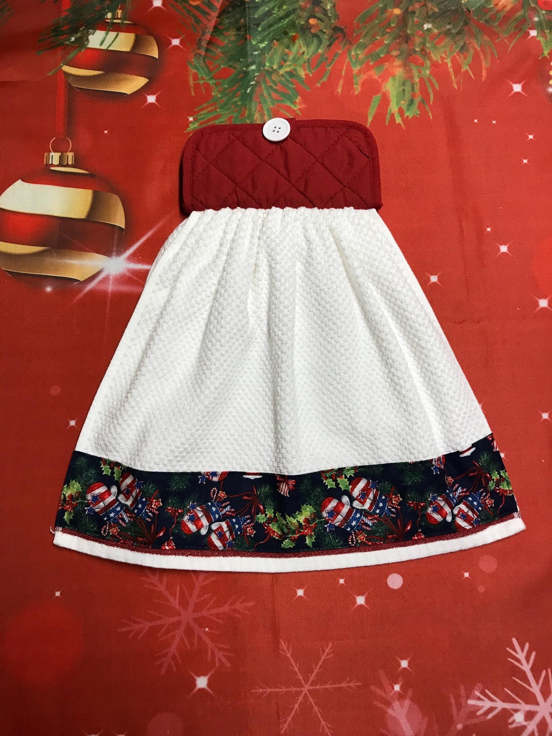 Christmas Mittens, Candy Canes, Ribbons & Bows Decorative Christmas ...