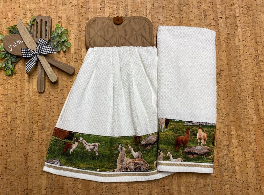 Farmhouse Kitchen Towels, Farm Life Kitchen Towels, Country Living ...