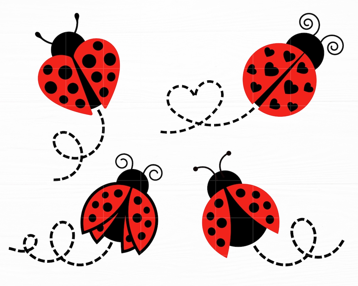 Ladybug Svg Bundle Ladybug Png Ladybug Clipart Ladybug Svg Files for ...