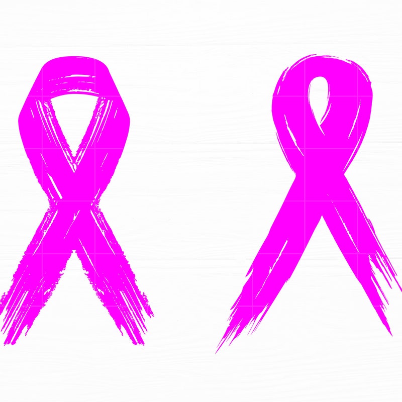 Cancer Ribbon Svg - Etsy