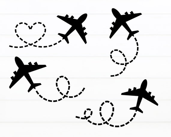 Airplane Svg Bundle Plane Route Svg Love Airplane Svg Travel | Etsy
