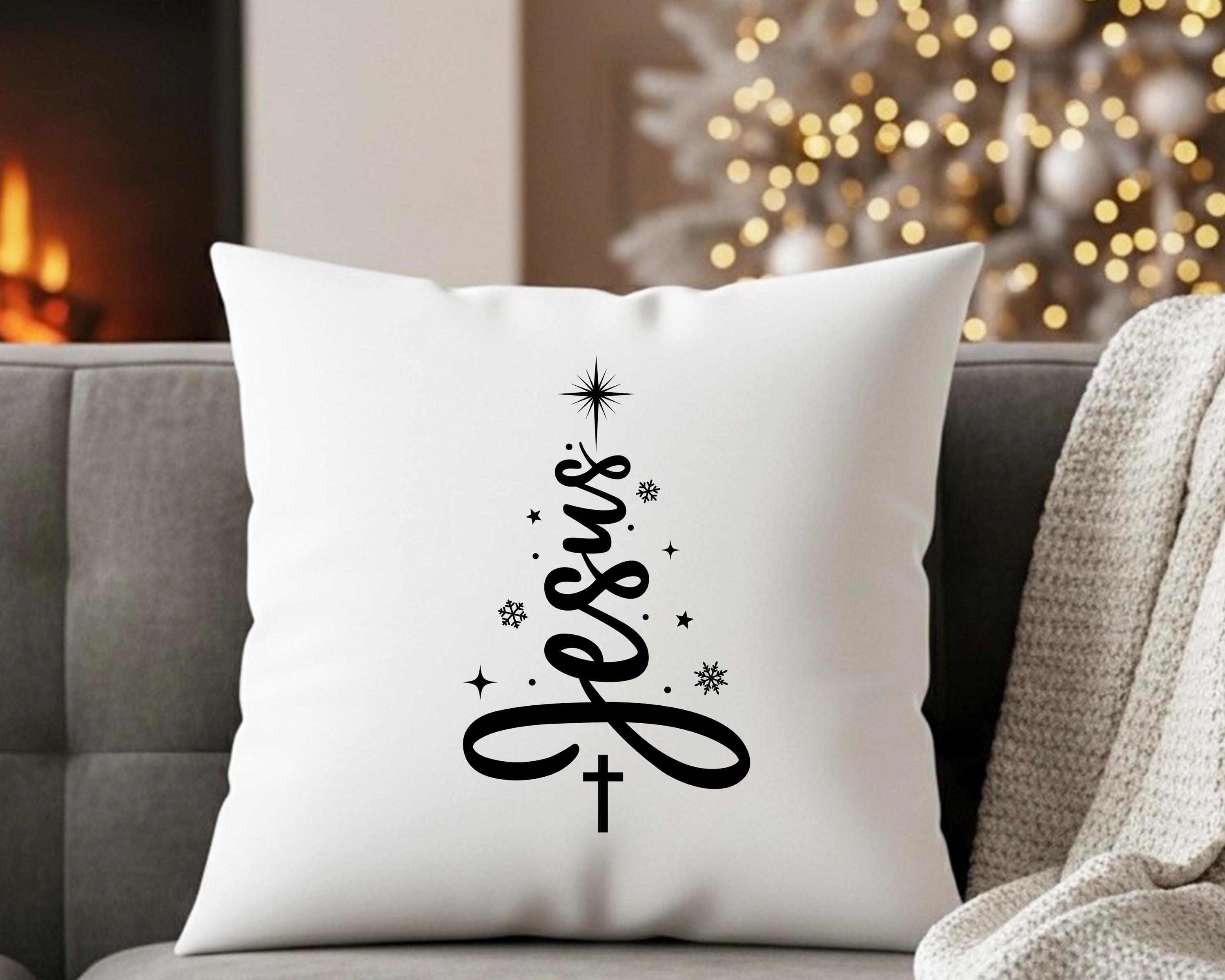 Jesus Christmas Tree SVG Christian Cut File (digital Download) - Etsy