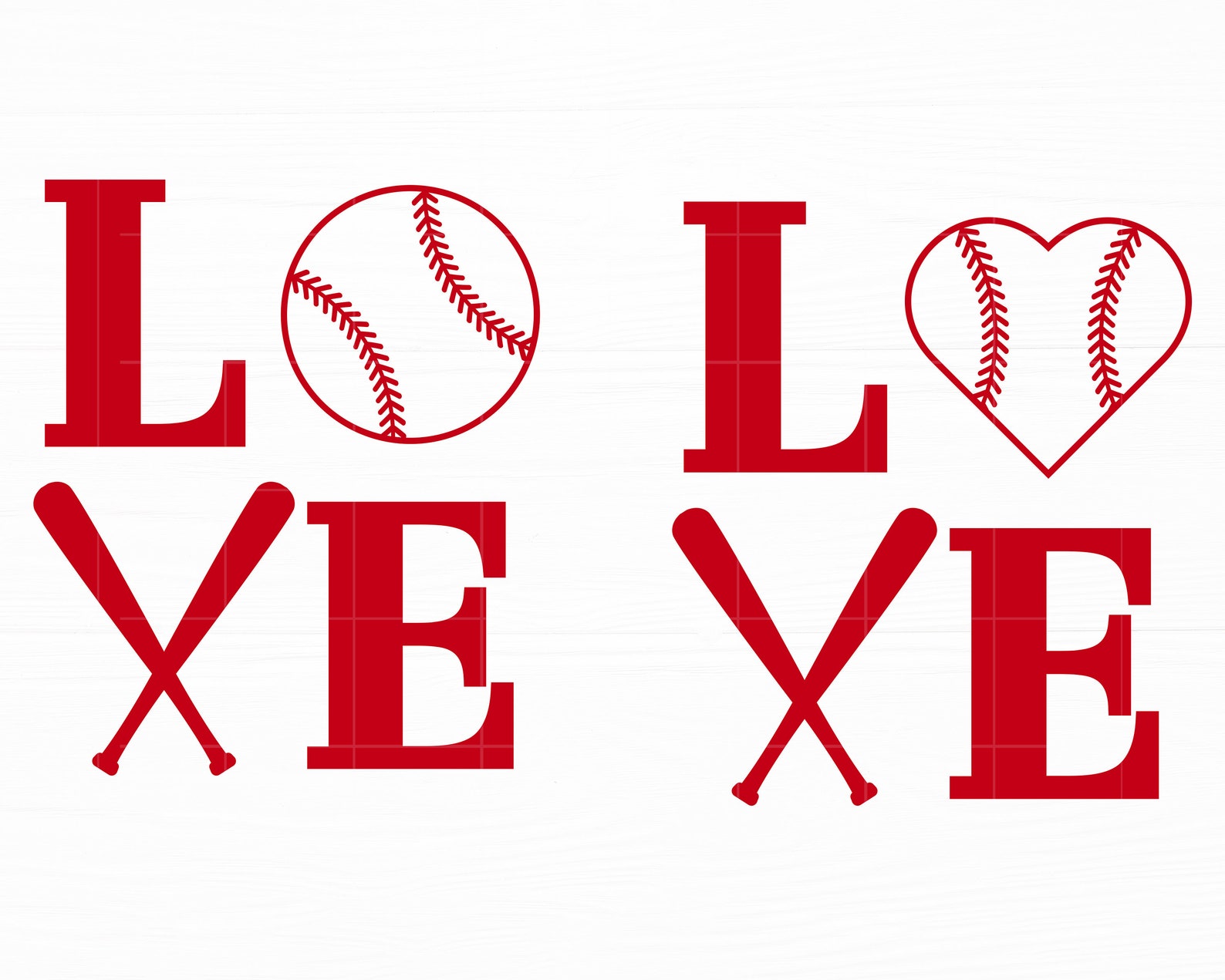 Love Baseball Svg Sport Svg Baseball Heart Svg Love Baseball Etsy