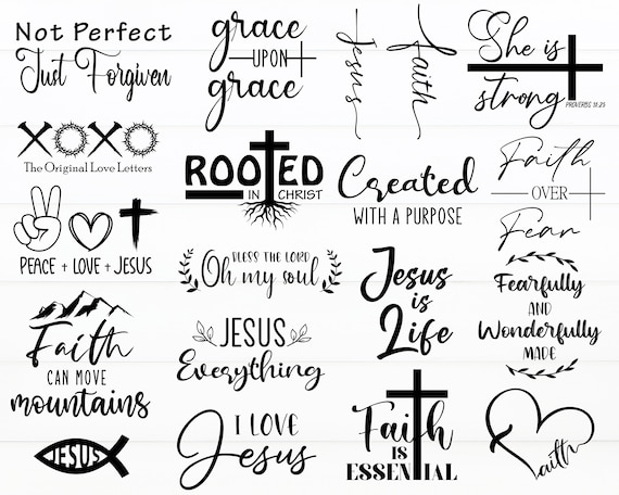 Christian Svg Bundle Religious Svg Bible Verse Svg Christian - Etsy ...