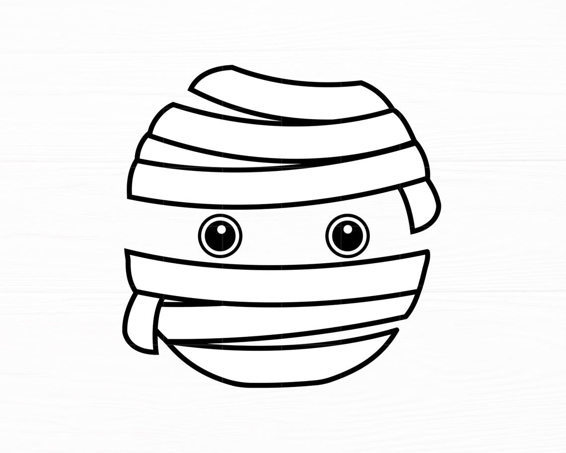 Halloween Faces Svg Bundle Cute Pumpkin Mummy Ghost Frankenstein Svg ...