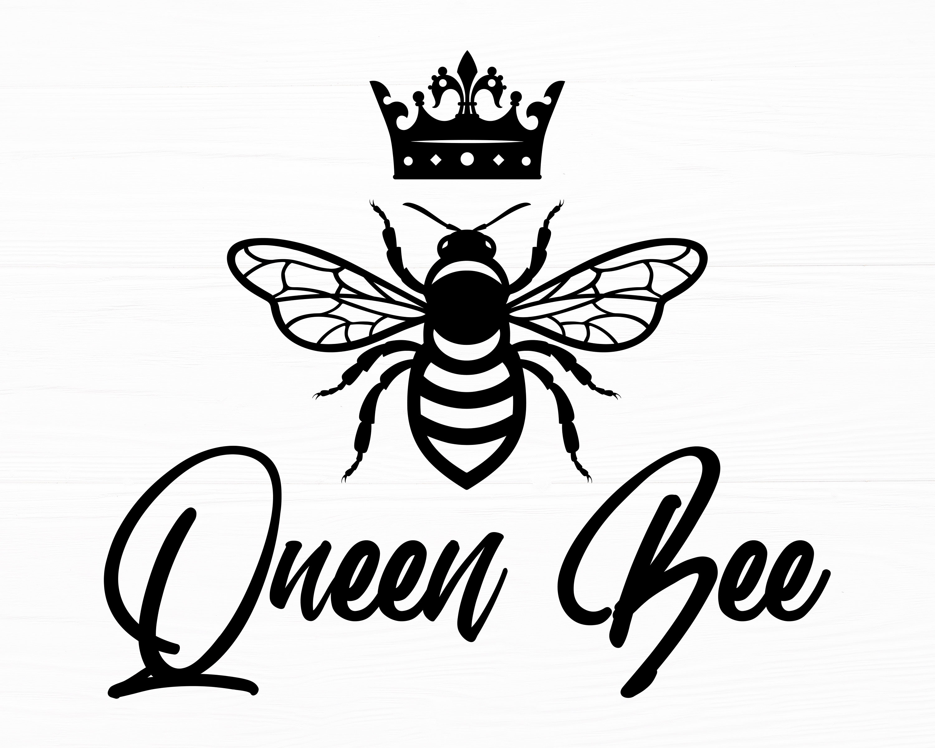 Abeja reina SVG abeja reina png abeja svg archivo de corte abeja ...