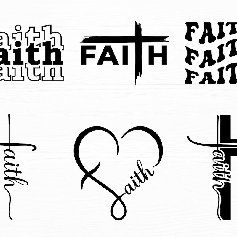 Faith Svg - Etsy