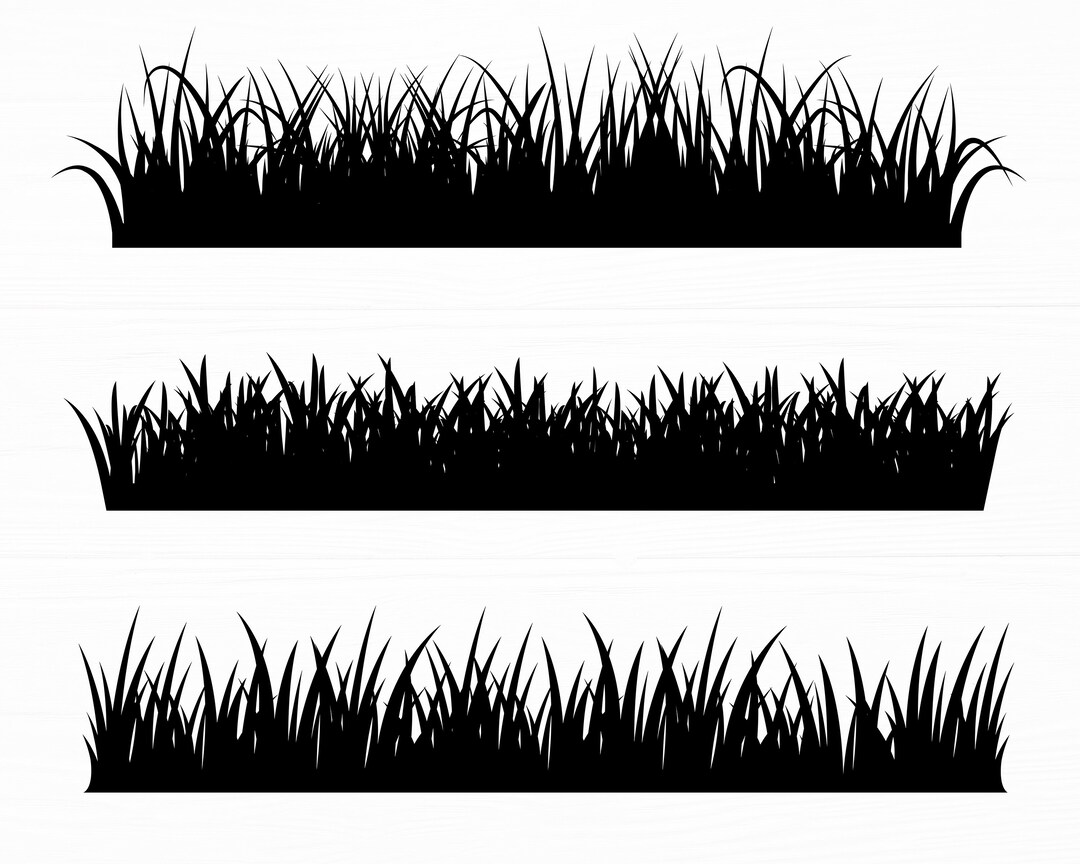 Grass Svg Bundle Grass Silhouette Grass Cut File Grass Clipart Grass ...