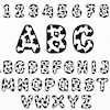 Cow Font Svg Cow Alphabet Svg Cow Letters & Numbers Svg Cow Svg Cow ...