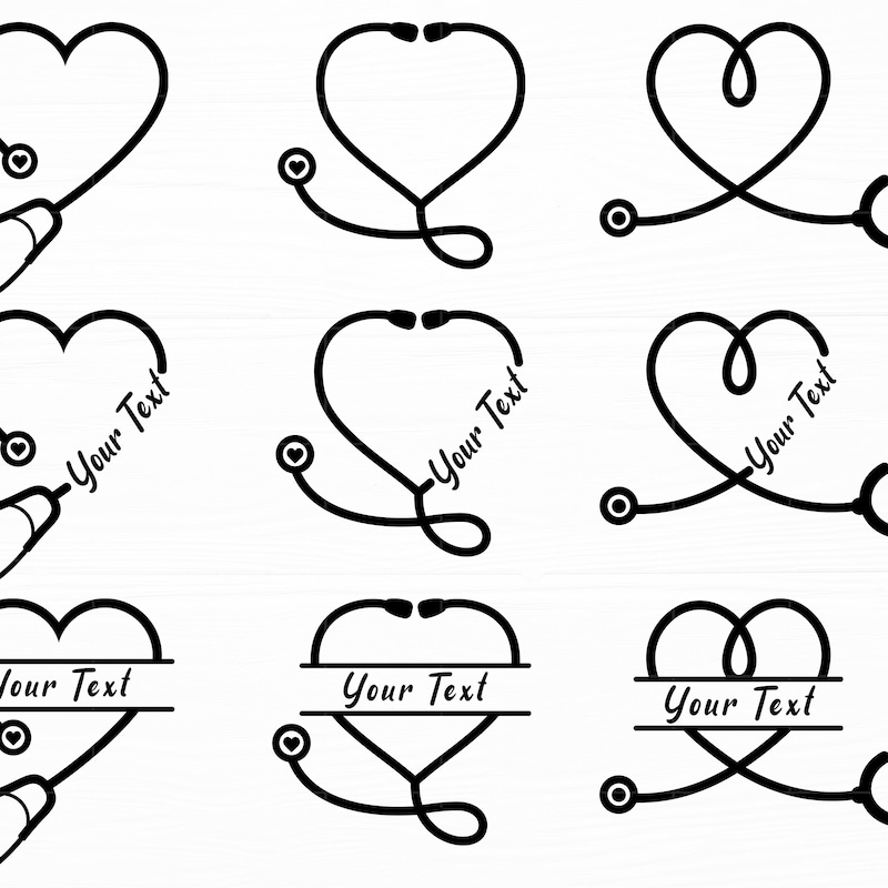 Stethoscope Monogram - Etsy