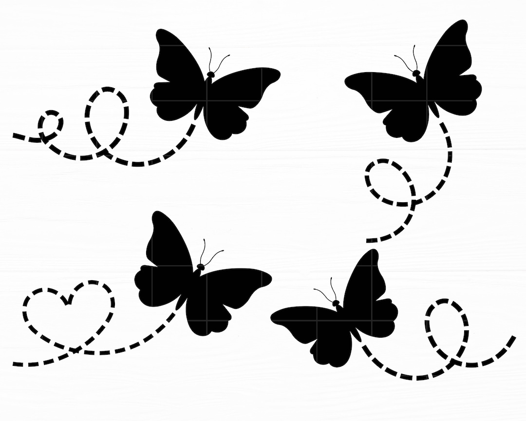 Butterfly Route Svg Bundle Butterfly Svg Butterfly Clipart Butterflies ...
