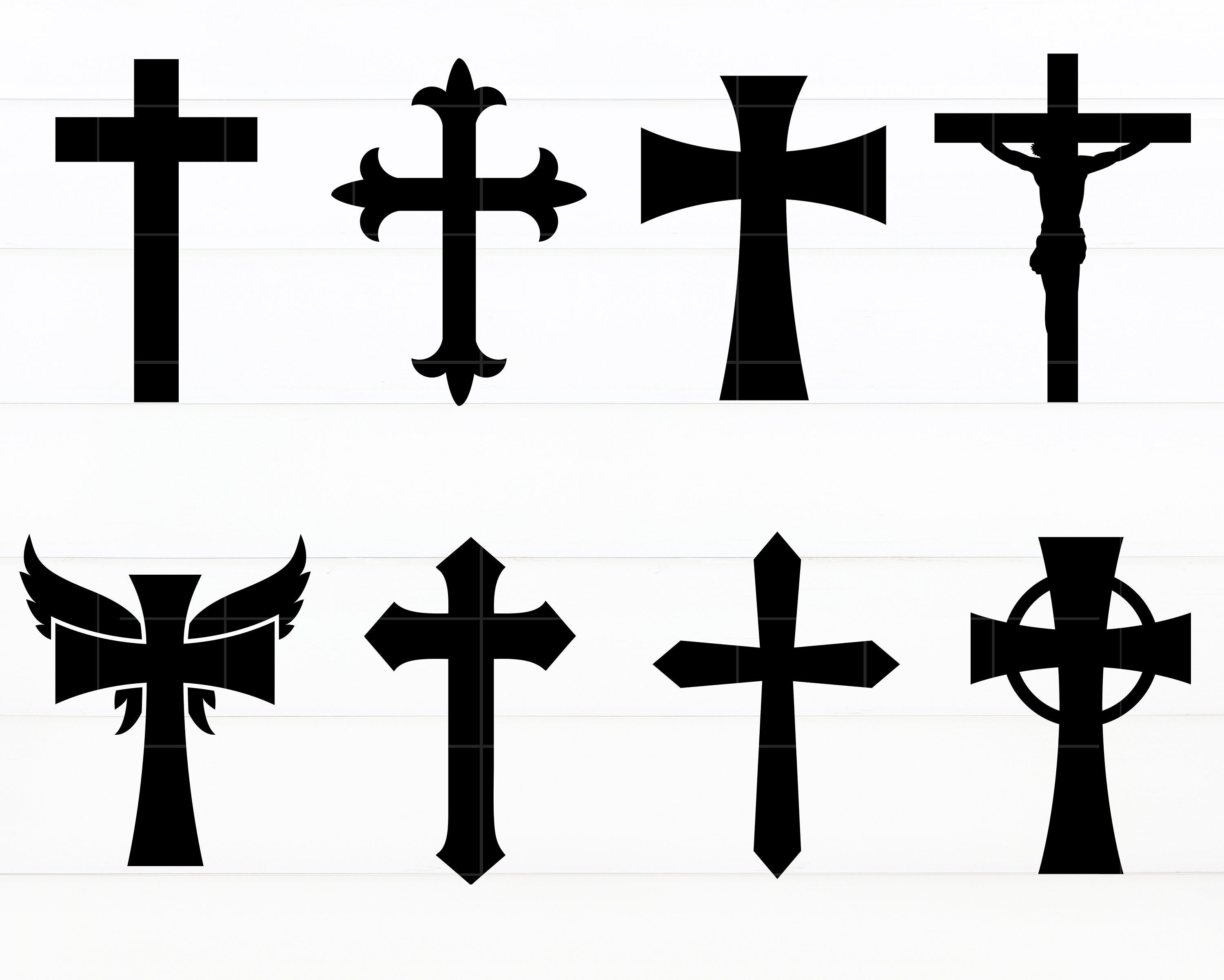 Cross Svg Bundle Religious Svg Christian Cross Svg Jesus Svg - Etsy ...