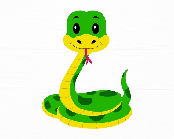 Snake Svg Animal Svg Cute Baby Snake Svg Jungle Animal Svg | Etsy Canada