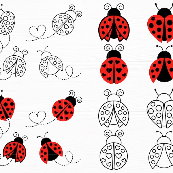 Ladybug Svg - Etsy