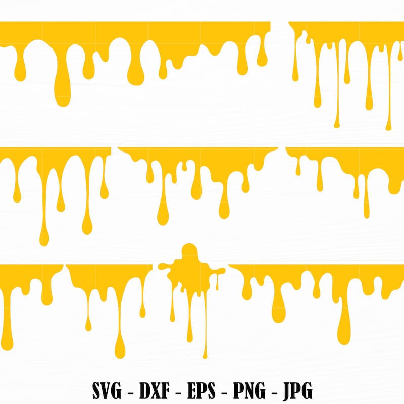 Drip Svg - Etsy