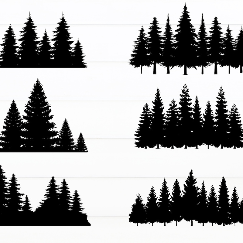 Pine Tree Svg - Etsy