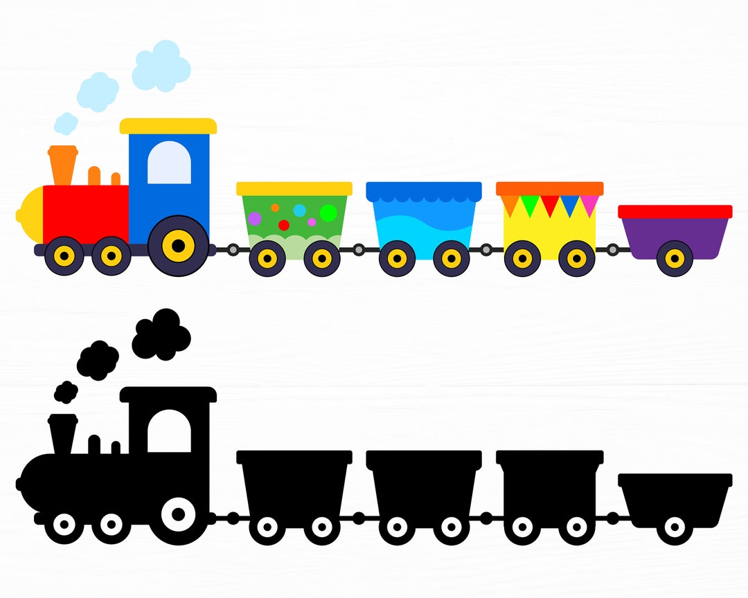 Train Svg Locomotive Svg Baby Shower Svg Train Silhouette Train Png Cut ...