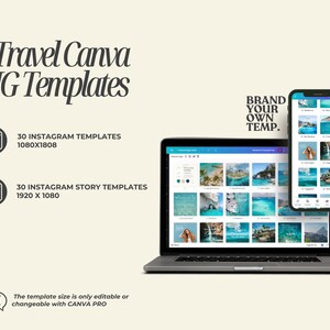 Travel Agent Templates | Instagram Feed | Canva Templates | Travel ...
