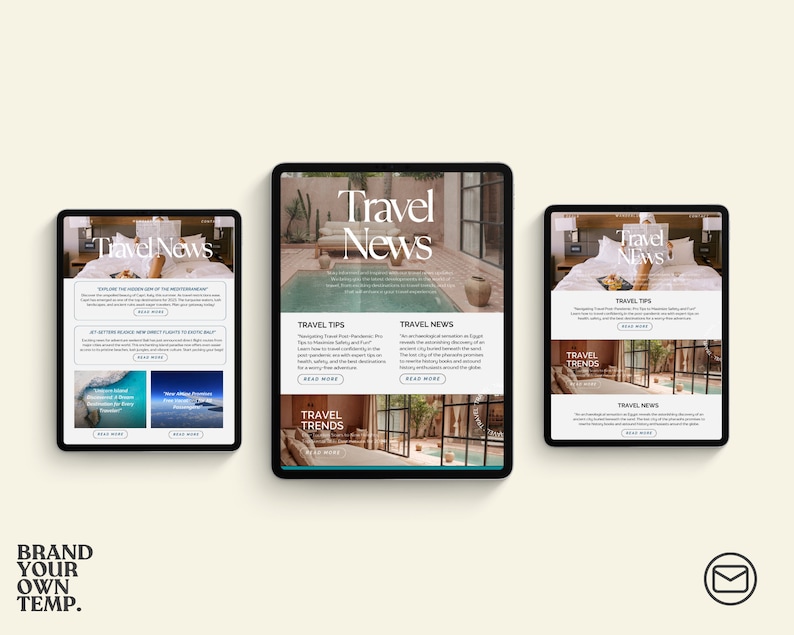 Travel Advisor | Travel Agent Templates | Email Template | Canva ...