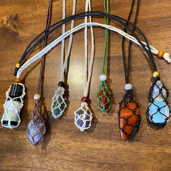 Macrame Necklace - Etsy