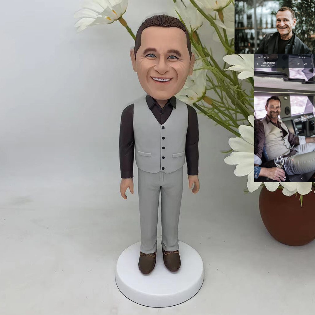 Custom Bobblehead Wedding Cake Topper, Personalized Wedding Cake ...