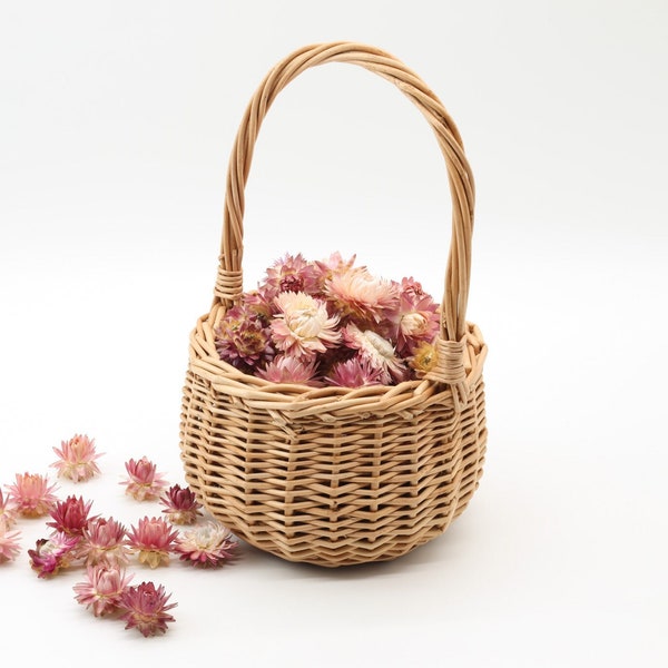 Small Wicker Basket - Etsy