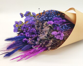 Purple Dried Flower - Etsy