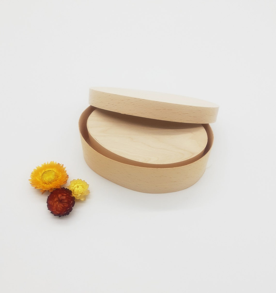 Bentwood Box Nesting Oval Wooden Box With Lid Unfinished - Etsy