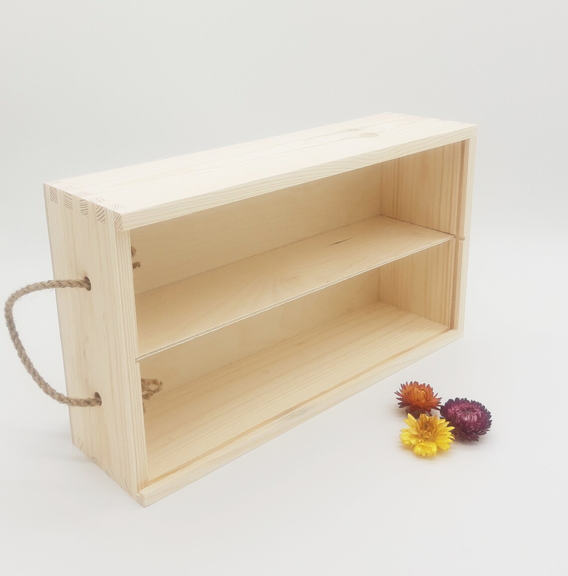 Wine Box for 2 Bottles With Sliding Lid | Wedding Gift | Storage Box ...
