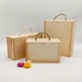 Wooden Box With Sliding Lid and Rope Handle | Wood Box With 2 ...