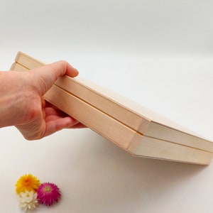 A4 Size Unfinished Wood Box | Large Wooden Box | Wooden Documents ...