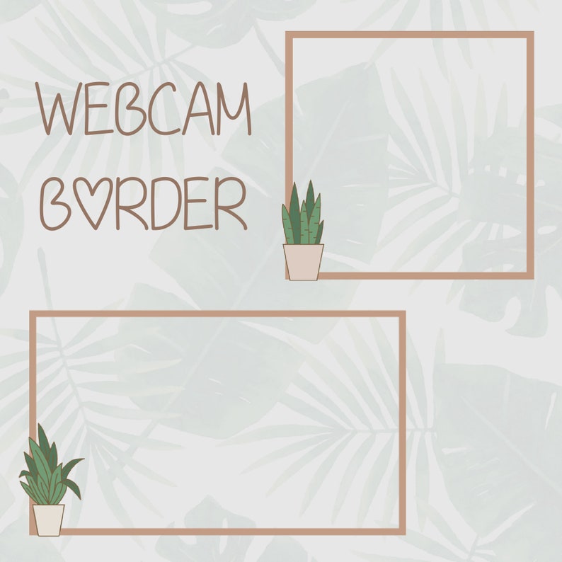 Planty Webcam Border - Etsy