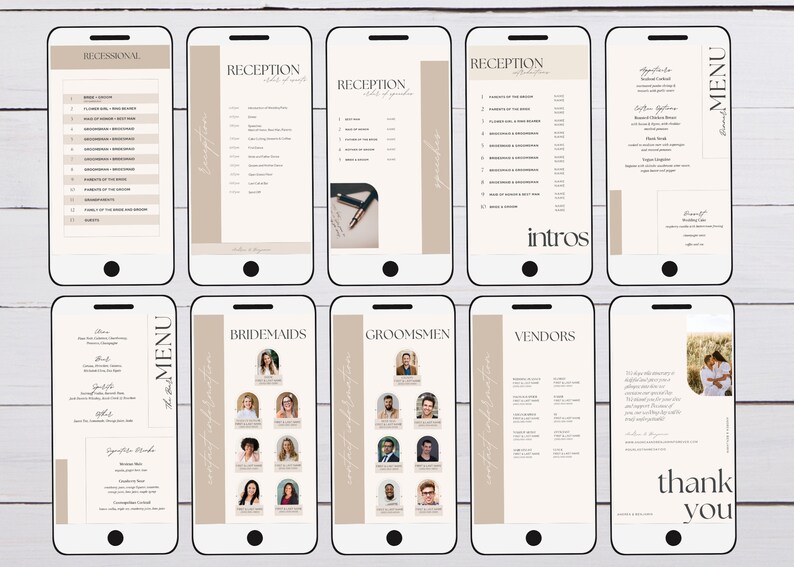 Wedding Itinerary, Wedding Weekend Itinerary Template, Wedding Day ...