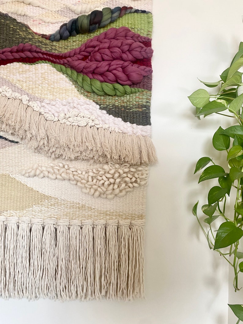 Large Handwoven Wall Art, Weaving, Wall Hanging, Tapestry, Abstract ...